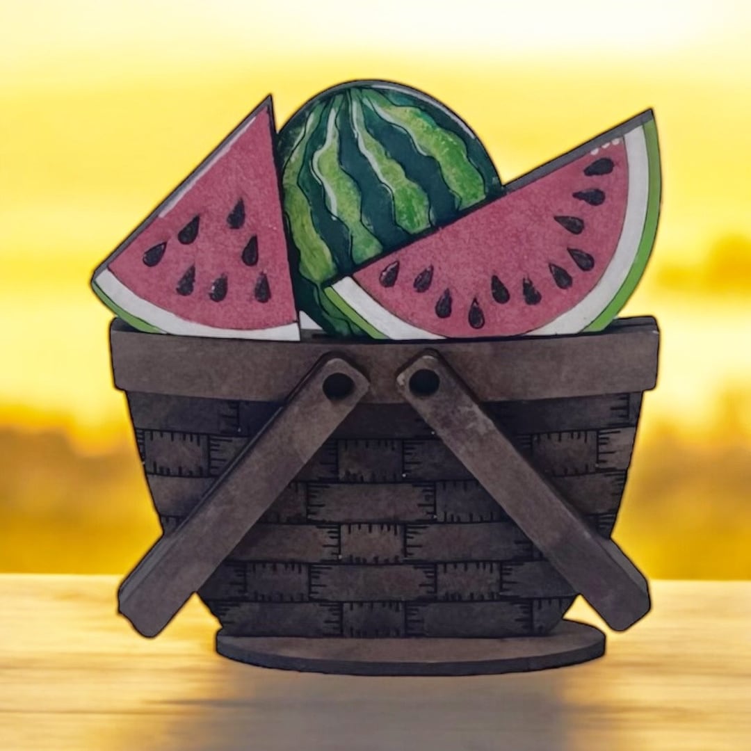 Watermelon Mini Add-on | Summer Fruit Insert for Farmhouse Mini Basket ...