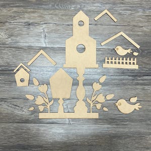 Porch Leaner - Summer Birdhouse Add-on Kit - Interchangeable - Welcome ...