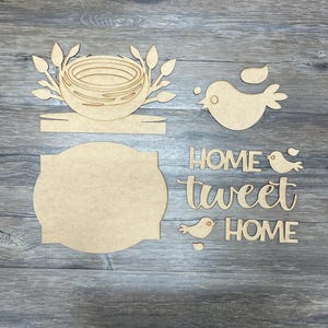 Porch Leaner - Summer Birdhouse Add-on Kit - Interchangeable - Welcome ...