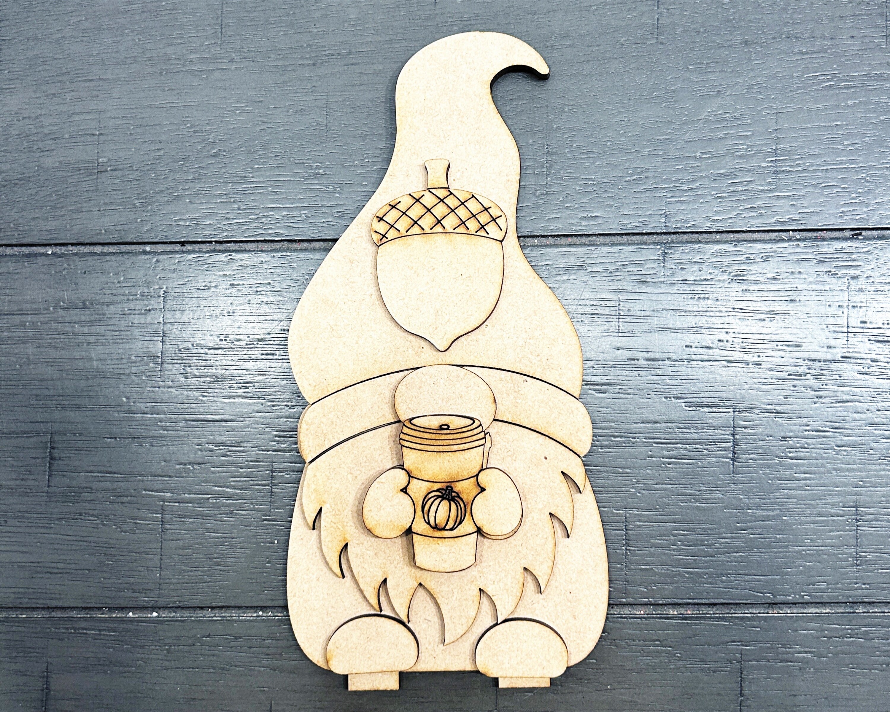Fall Gnomes Shelf Sitter Wood Cutouts Unfinished DIY Craft Kit - Etsy