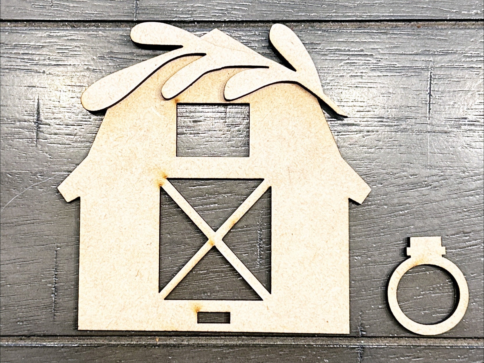 Farm Barn Night Light Cover Wood Cutout DIY Craft - Etsy