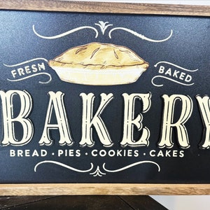 Bakery | Pie | Chalk Couture | Wood Cutout | DIY Craft Kit for Painting ...