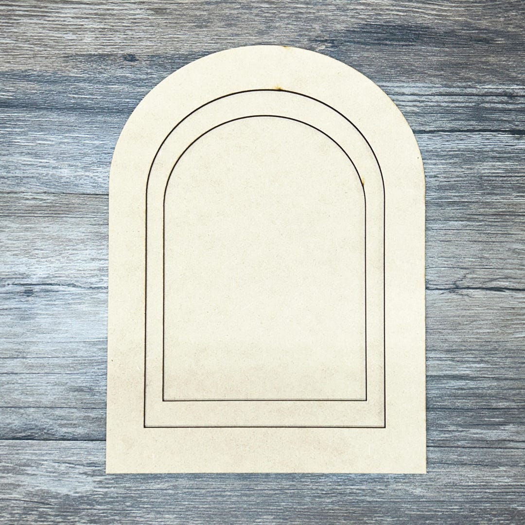 Layered Arch Display Board | 3-layer MDF Craft Backer With Recessed ...