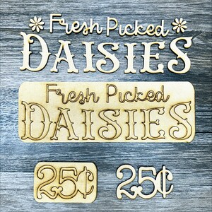 Fresh Picked Daisies Add-on | Floral Insert for Truck, Breadboard ...