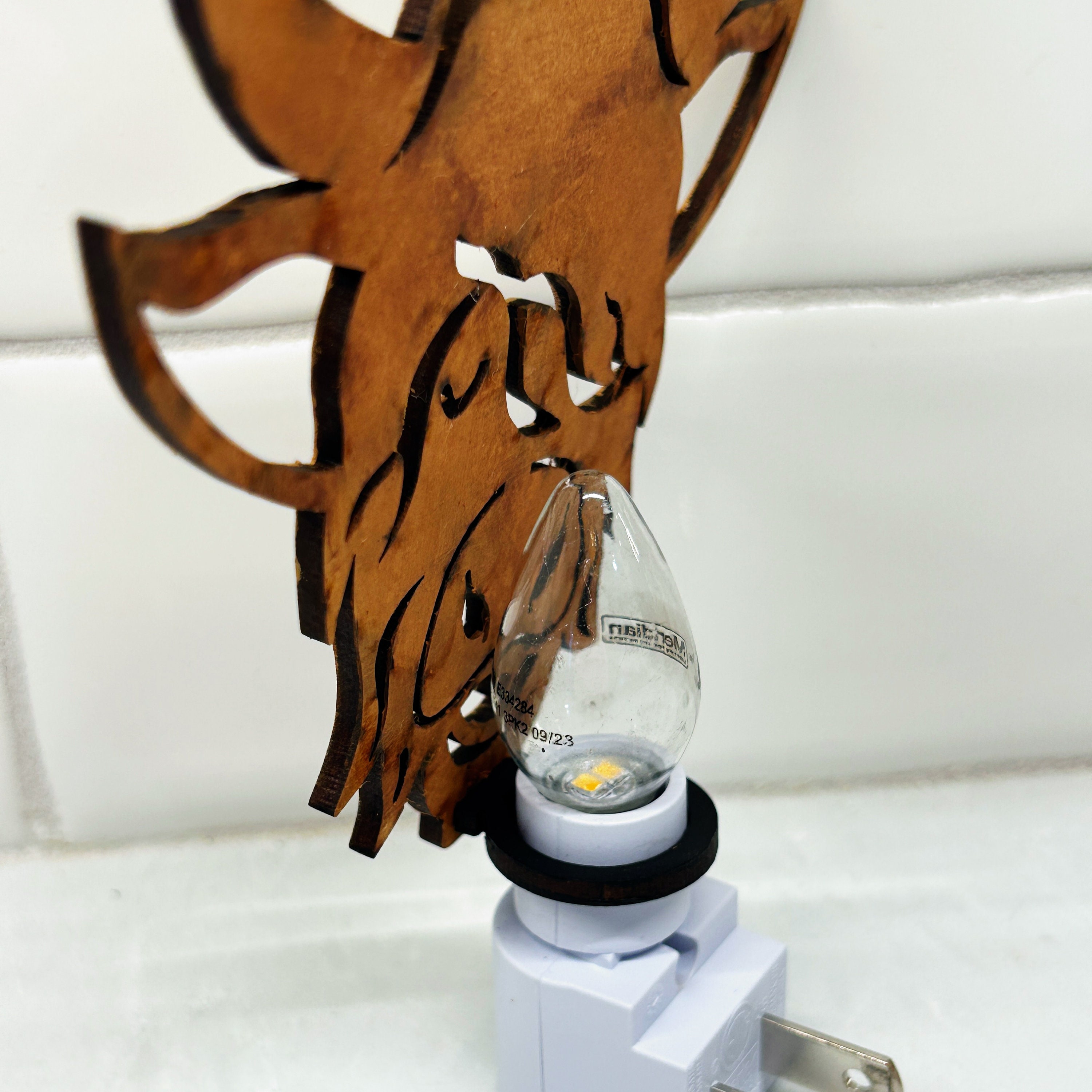 Highland Cow Night Light Cover Wood Cutout DIY Craft - Etsy