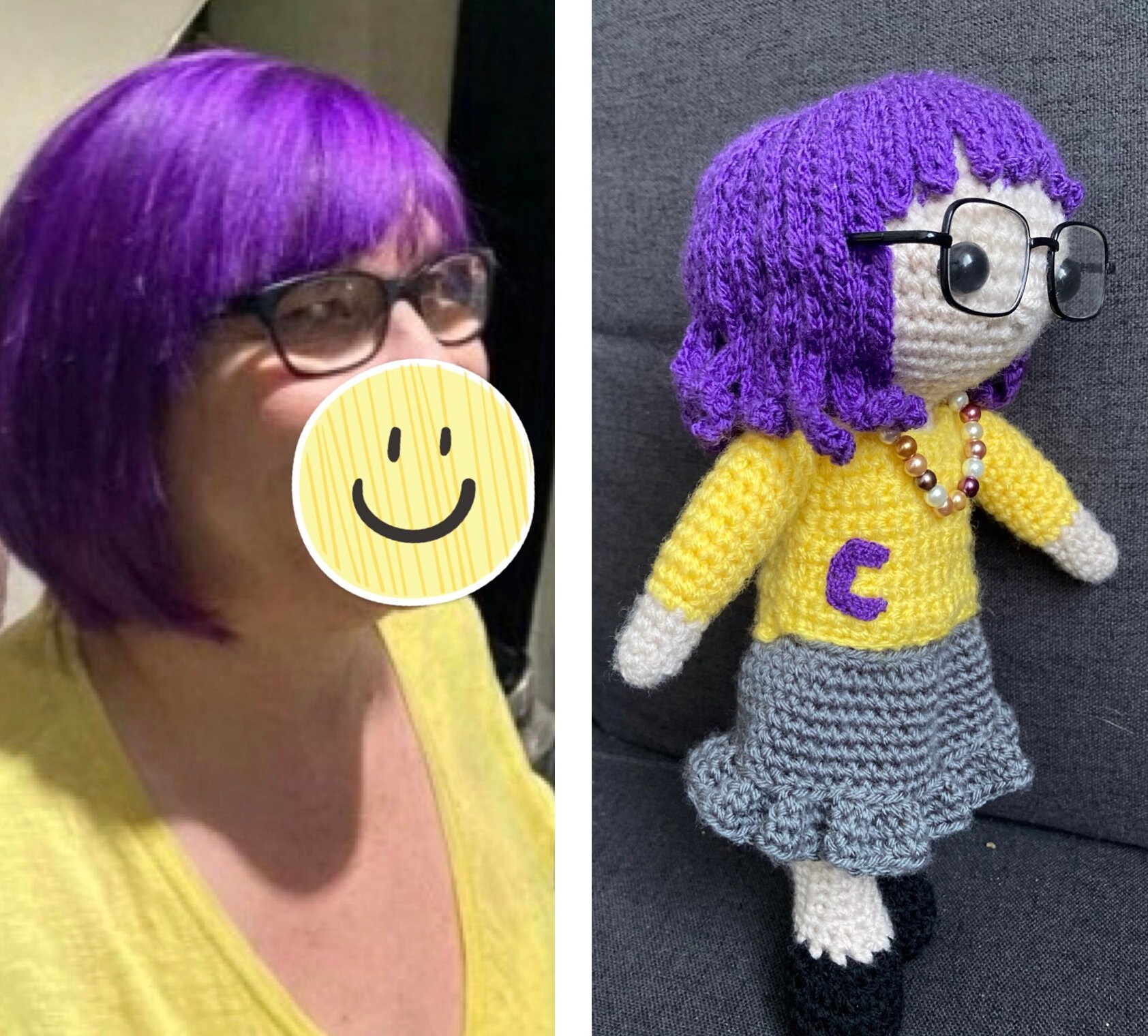 Handmade Crochet Lookalike Doll Mini Me Memory Doll - Etsy