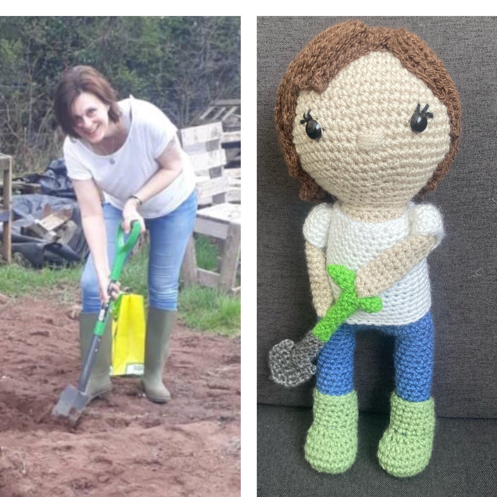 Handmade Crochet Lookalike Doll, Mini Me, Memory Doll, Personalised ...