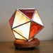 Stained Glass D20 Lamp - Etsy