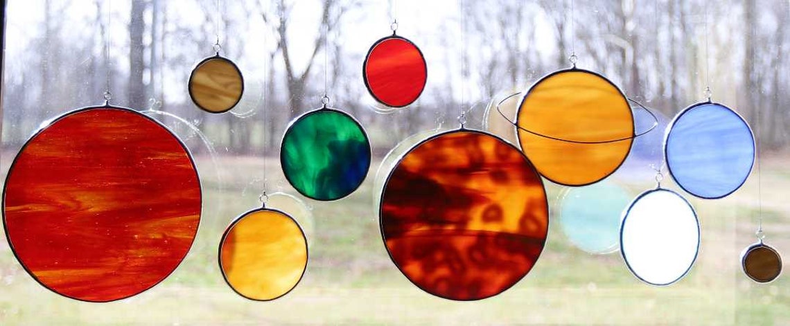 Stained Glass Solar System - Etsy