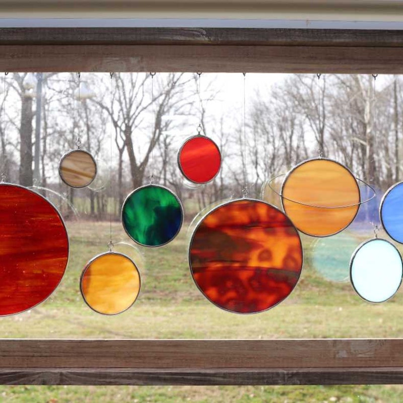 Stained Glass Planet - Etsy