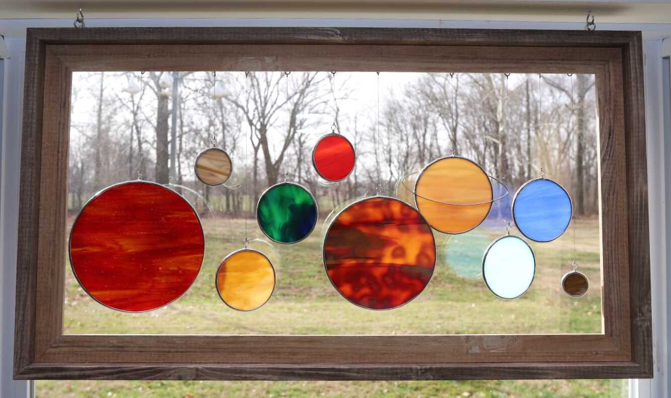Stained Glass Solar System - Etsy