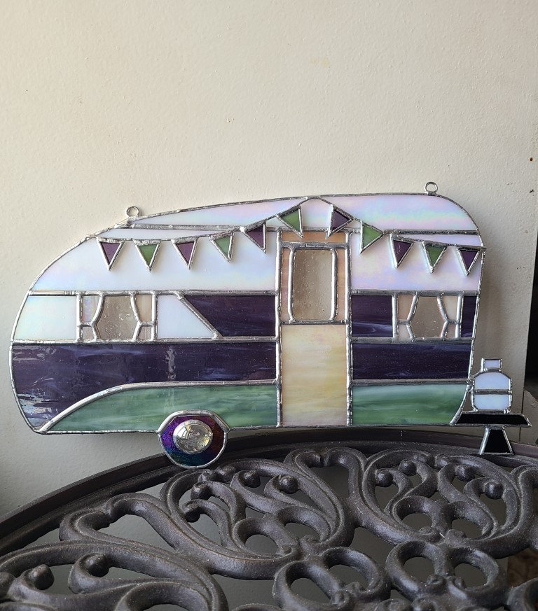 Stained Glass Camper - Etsy