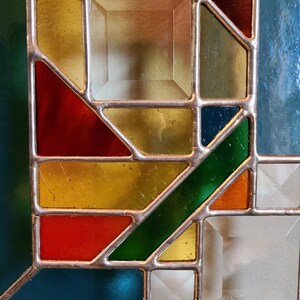 Stained Glass Primary Color Panel - Etsy