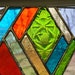 Large Stained Glass Triangle Suncatcher - Etsy