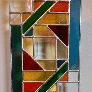 Stained Glass Primary Color Panel - Etsy