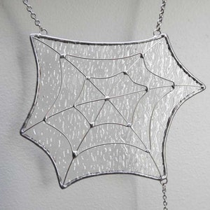 Stained Glass Spider & Web - Etsy