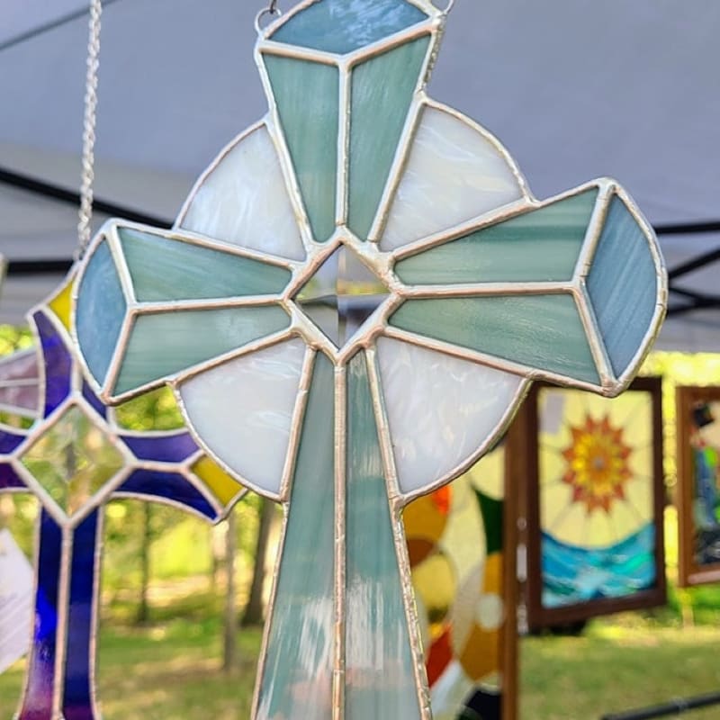 Stained Glass Cross - Etsy