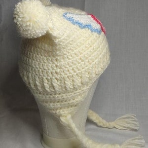 Crochet White Cat Hat With Winged Heart - Etsy
