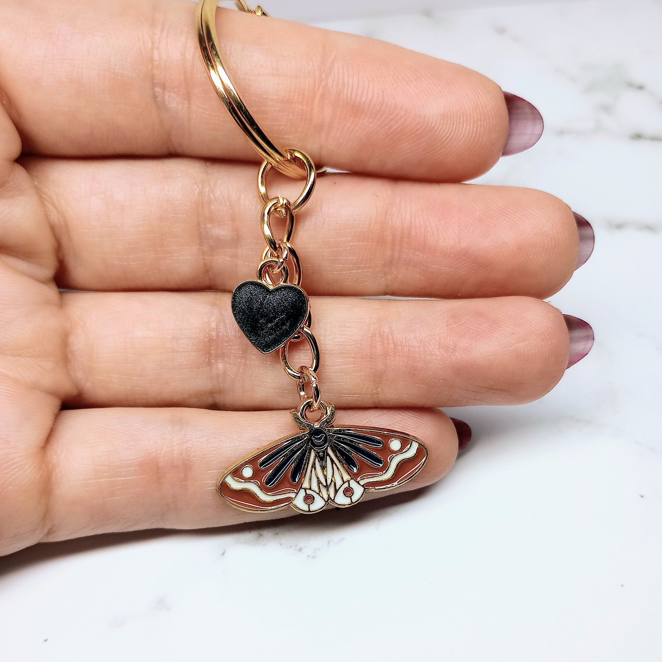 Moths Cute Moths Cute Moth Keychains Moth Keychains Moth - Etsy