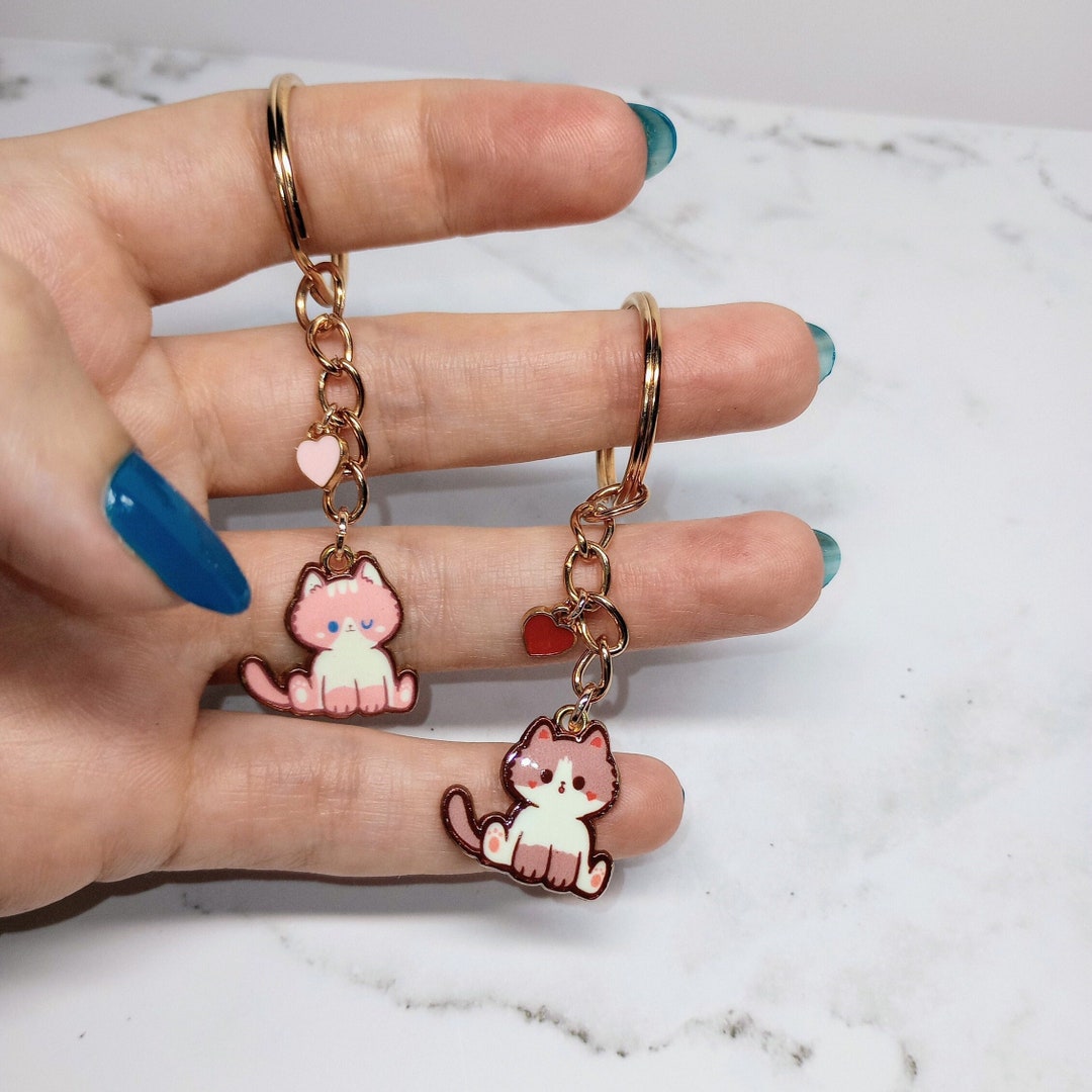 Kitten Keychains, Cute Cat Keychains, Cute Kitten Keychains, Cute Cat ...