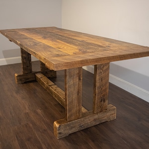 Reclaimed Horse Stable Dining Table - Etsy
