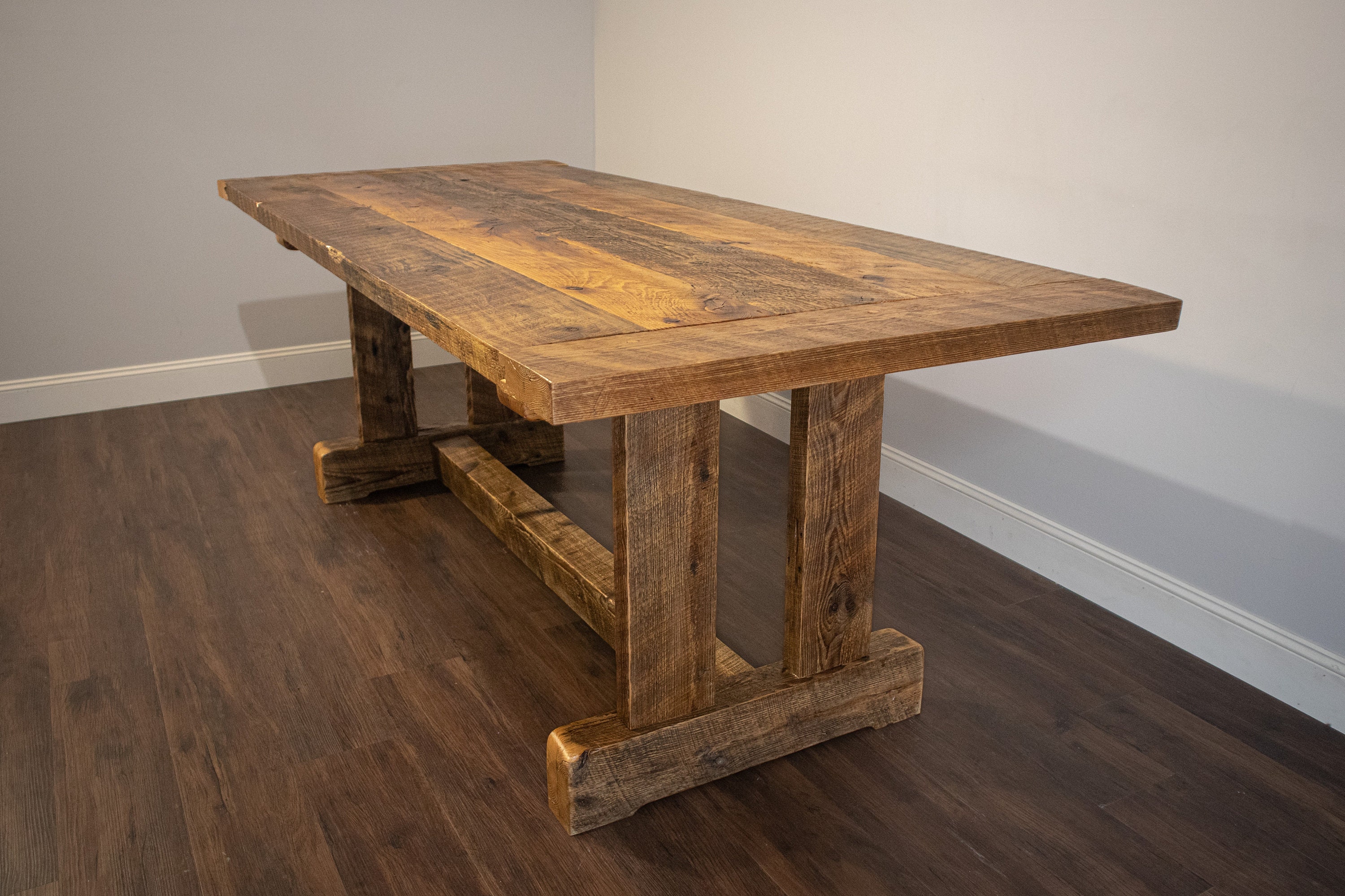 Reclaimed Horse Stable Dining Table - Etsy