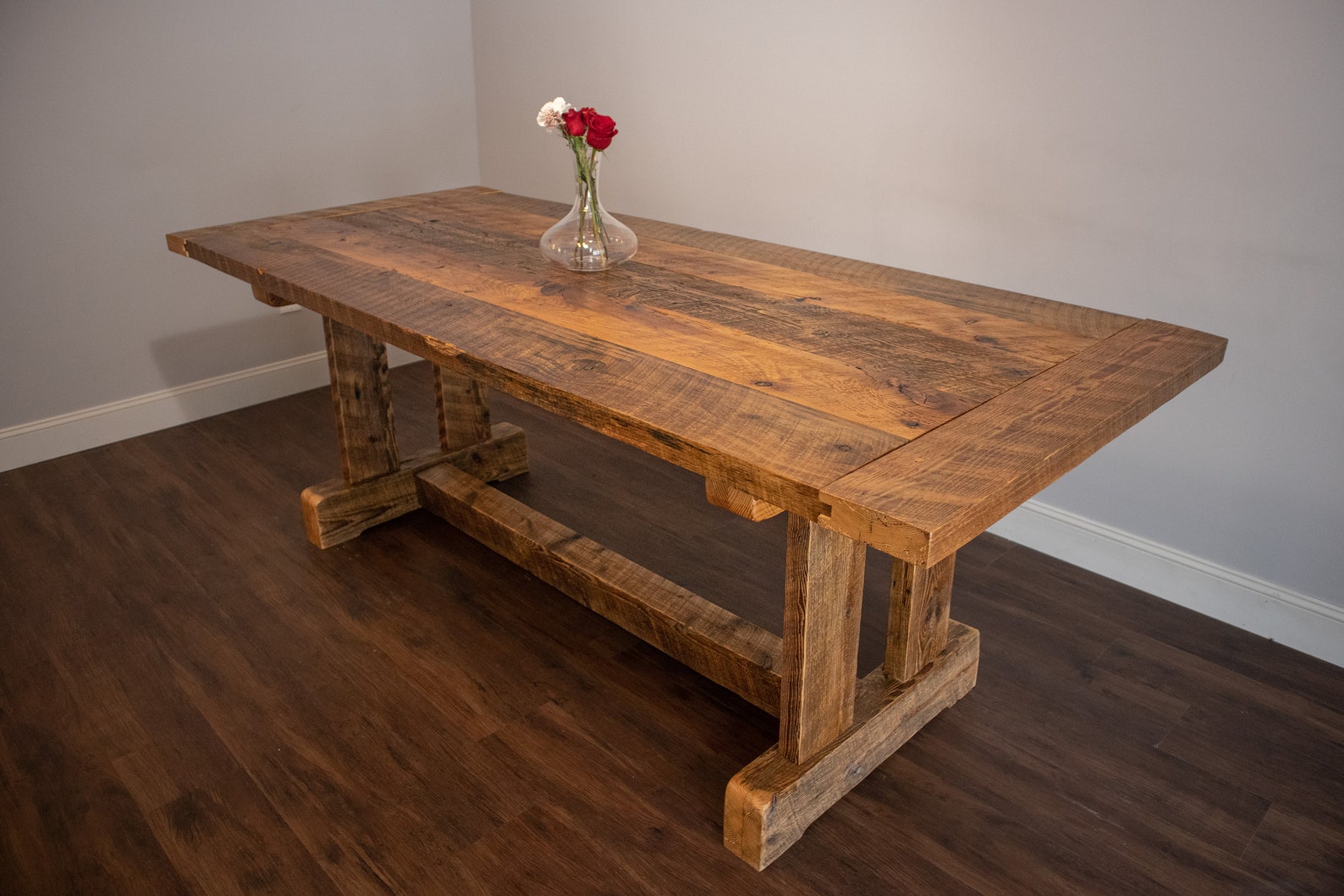 Reclaimed Horse Stable Dining Table - Etsy
