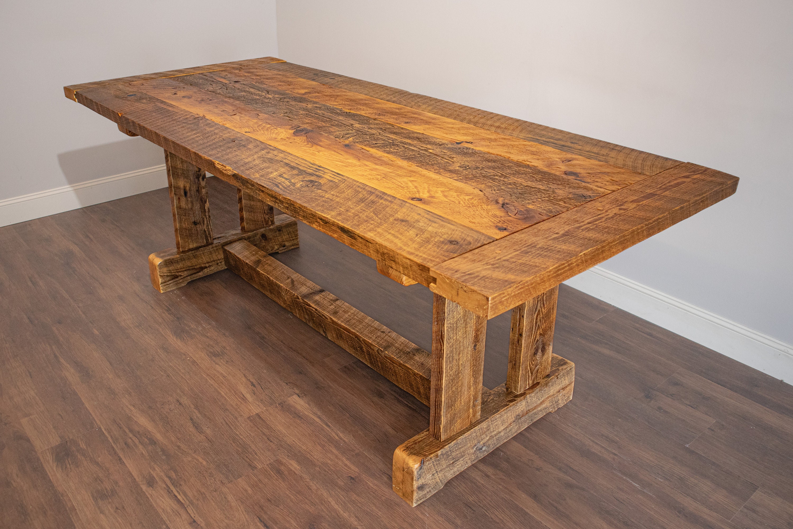 Reclaimed Horse Stable Dining Table - Etsy