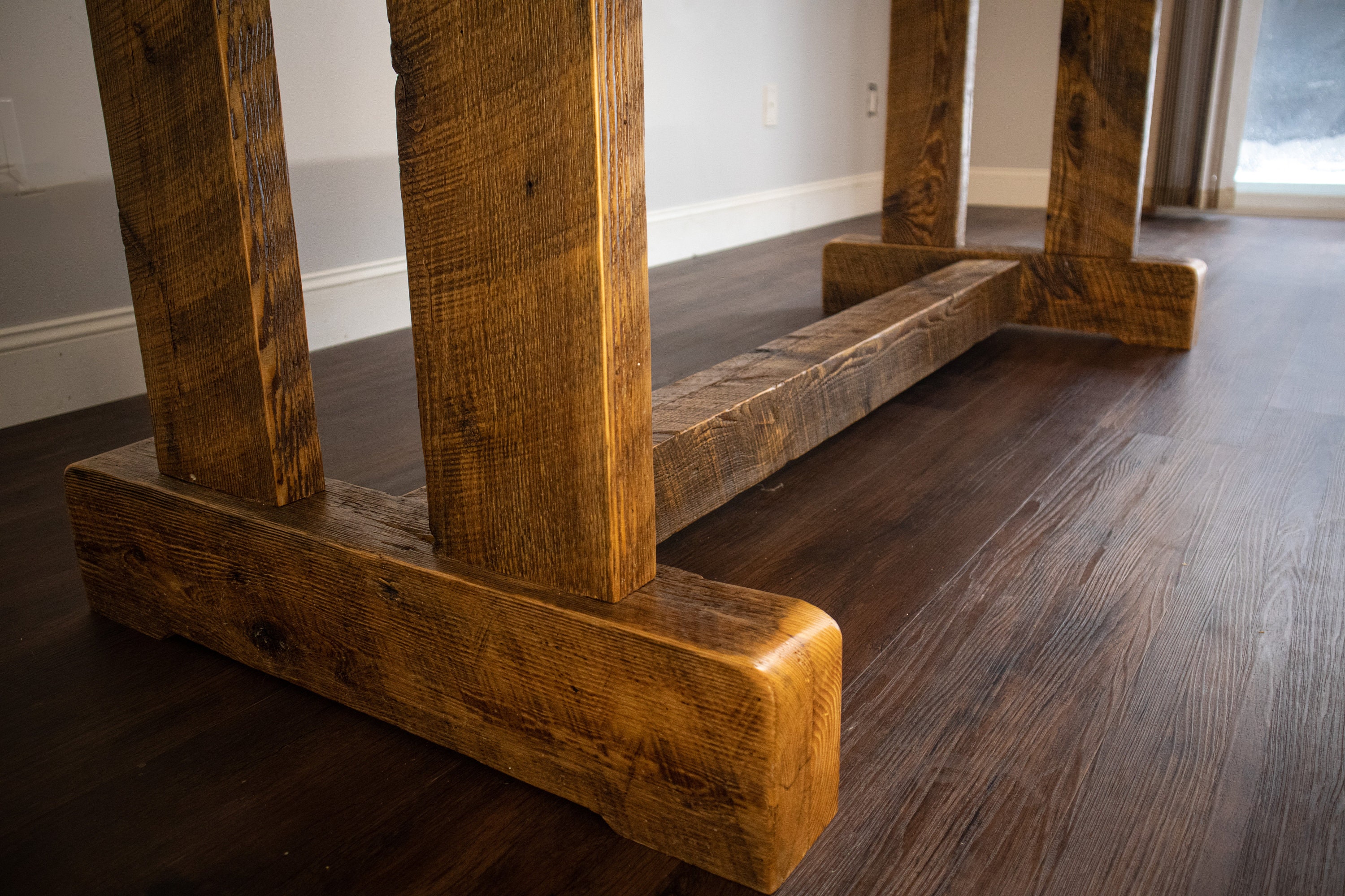 Reclaimed Horse Stable Dining Table - Etsy