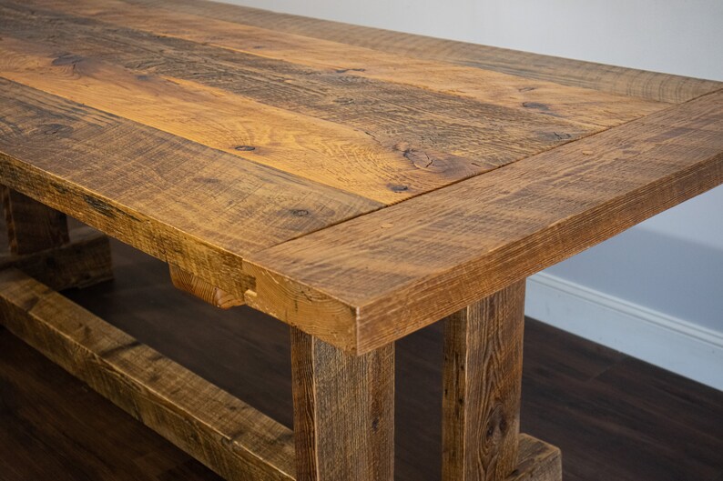 Reclaimed Horse Stable Dining Table - Etsy