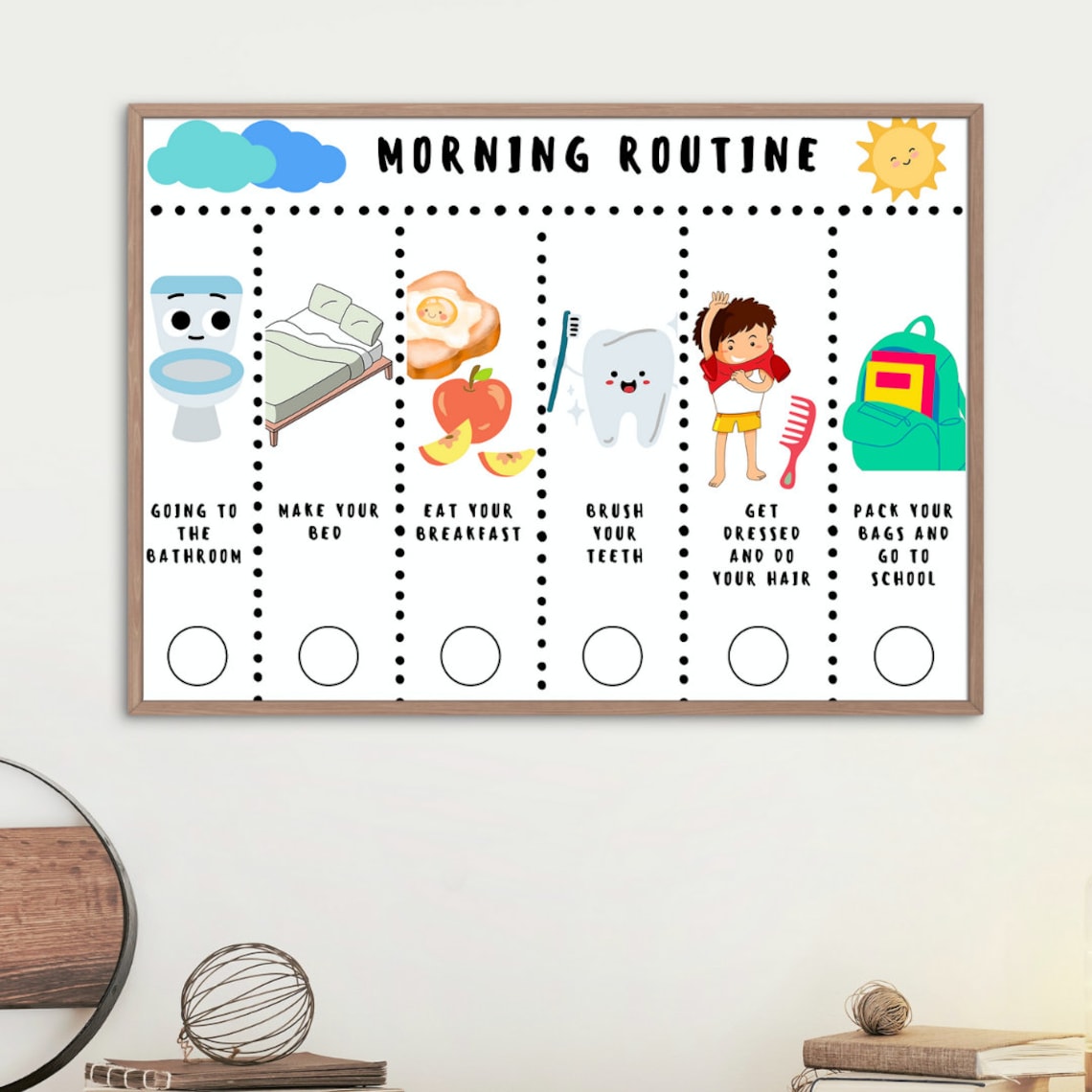 Boy Toddler Routine, Morning Routine Chart, Visual Schedule, Checklist ...