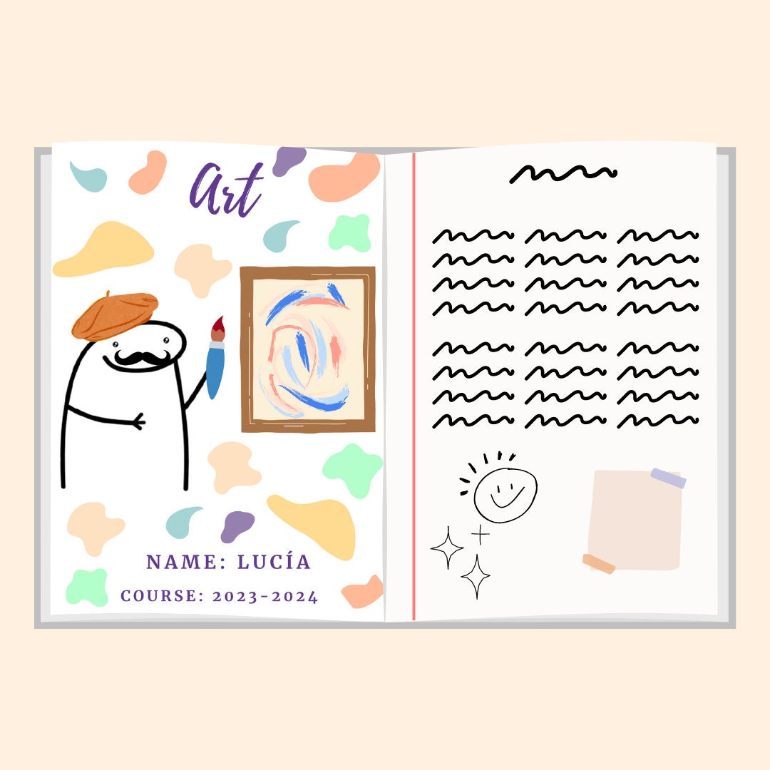 Flork Themed Notebook Covers, Flork Covers, Original School Notebook ...