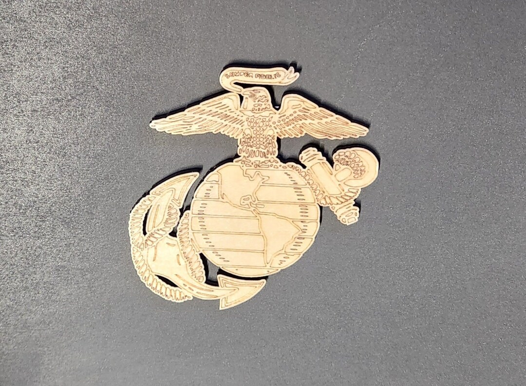 USMC EGA Eagle Globe and Anchor Magnet or Stick on Made With Pride in ...