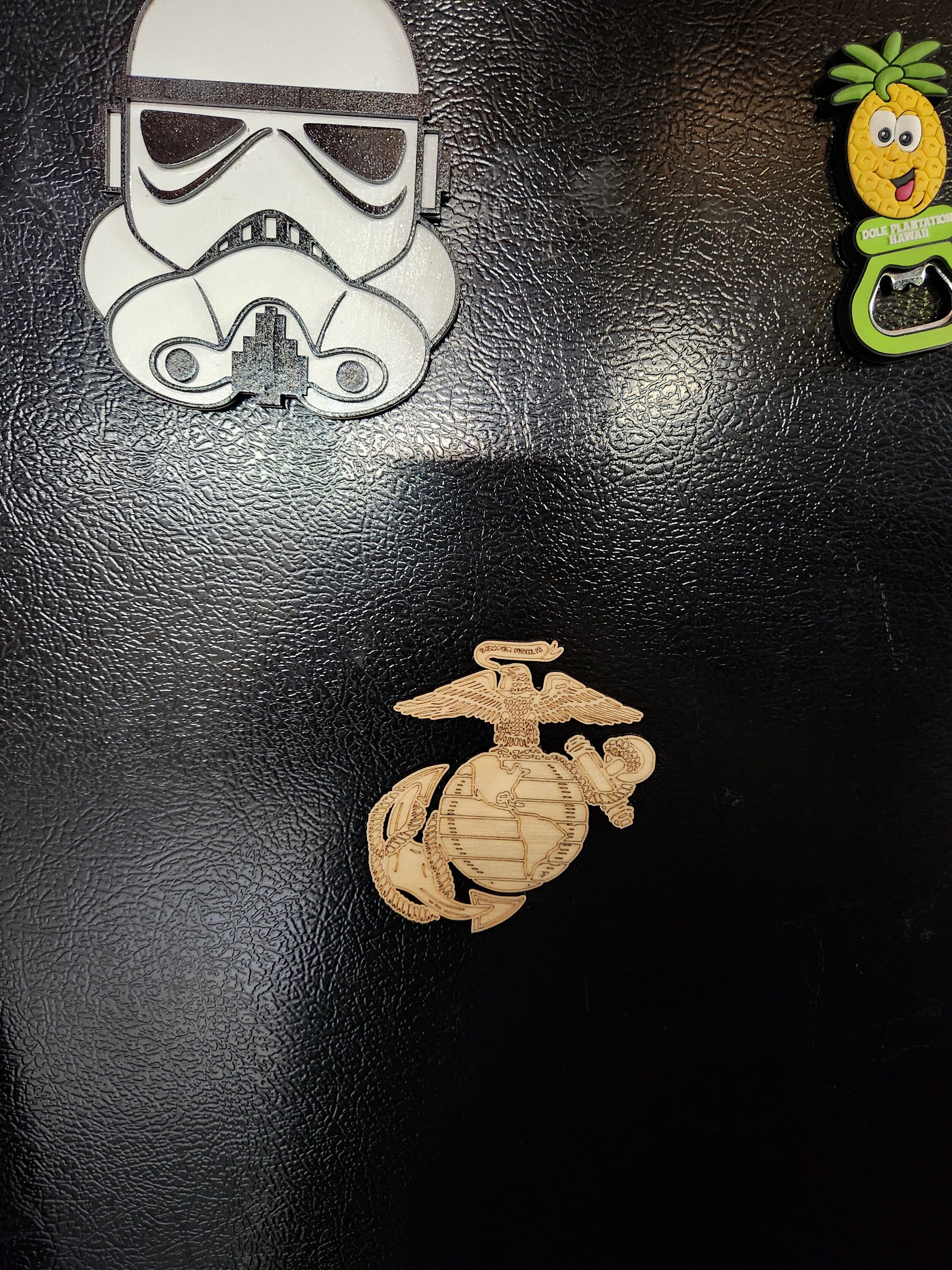 USMC EGA Eagle Globe and Anchor Magnet or Stick on Made With Pride in ...