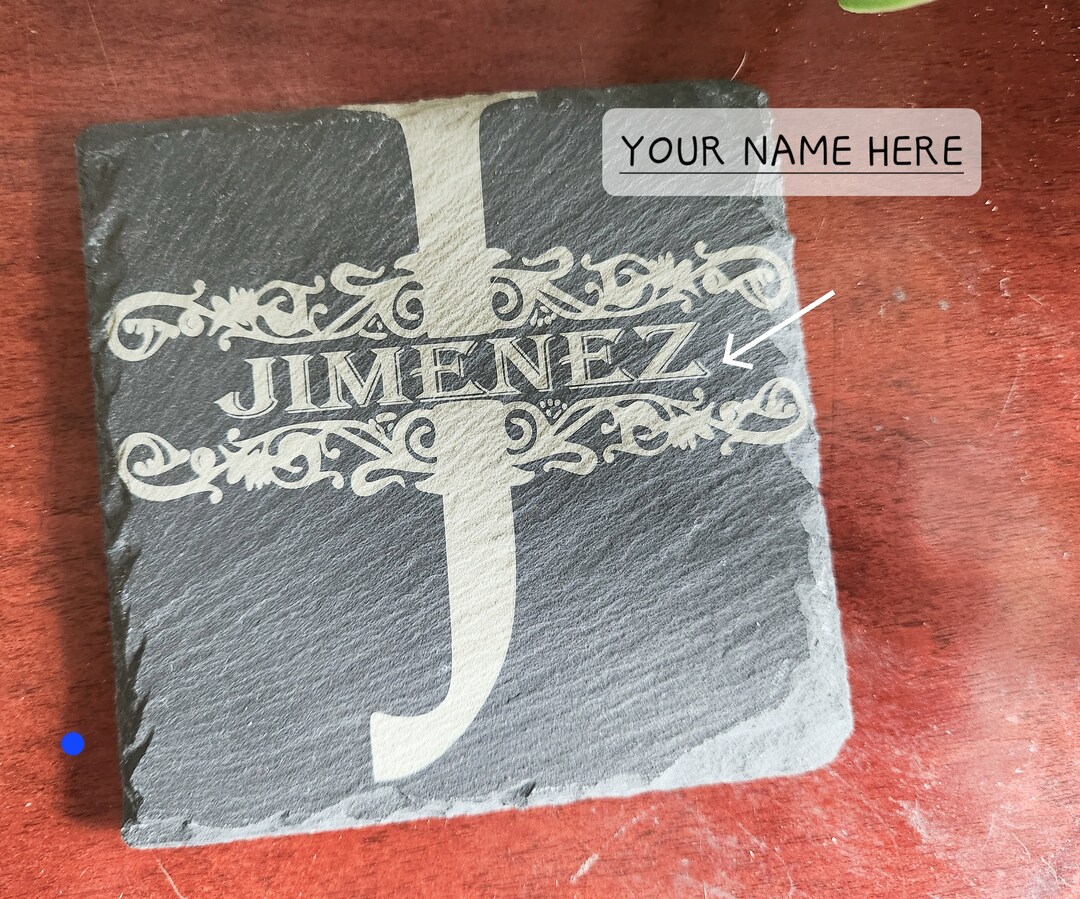 Premium Hand Crafted Custom Slate Coasters Makes Great Gift for Dads ...