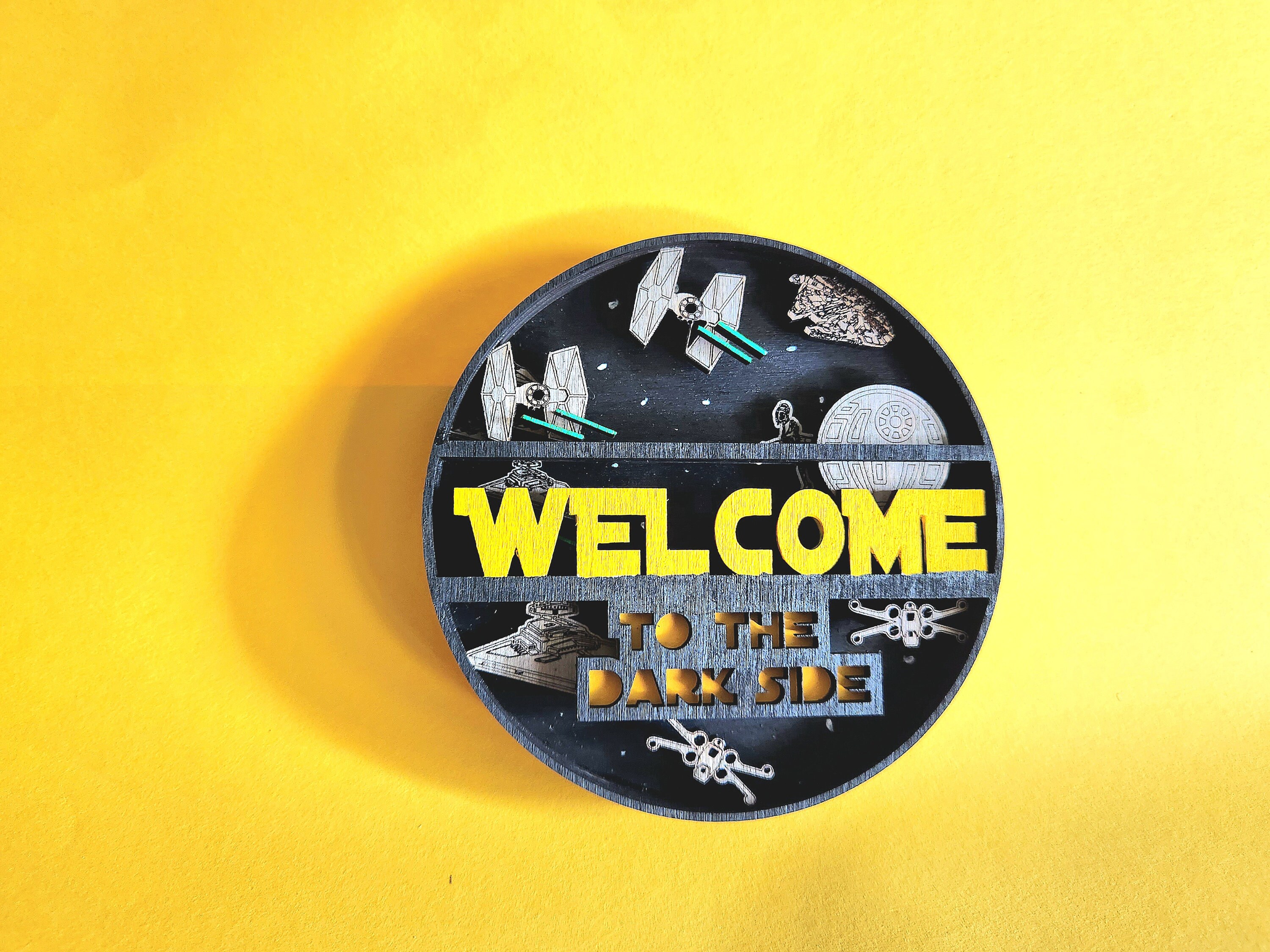 Premium Galactic Star Wars Welcome Sign Hand Crafted Custom Made Sign ...