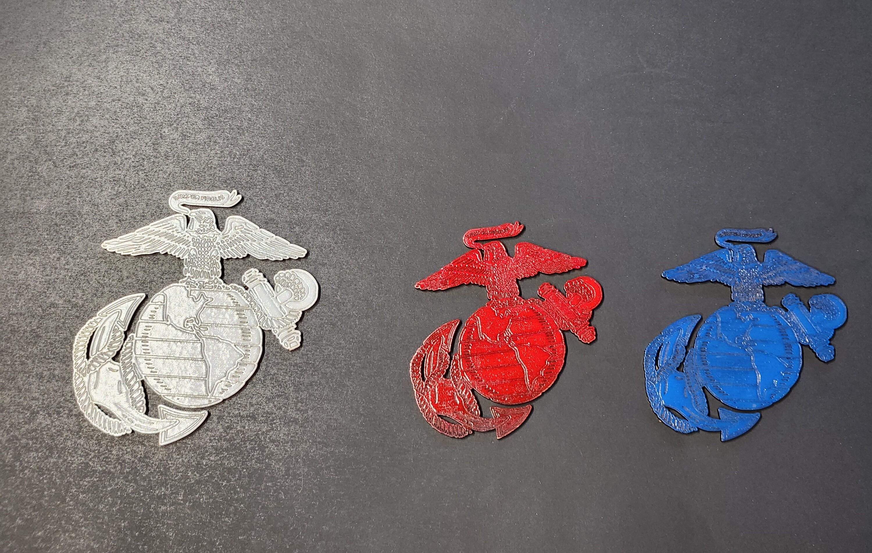 USMC EGA Eagle Globe and Anchor Magnet or Stick on Made With Pride in ...