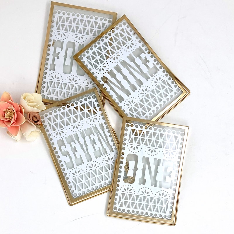 Mexican Table Numbers - Etsy