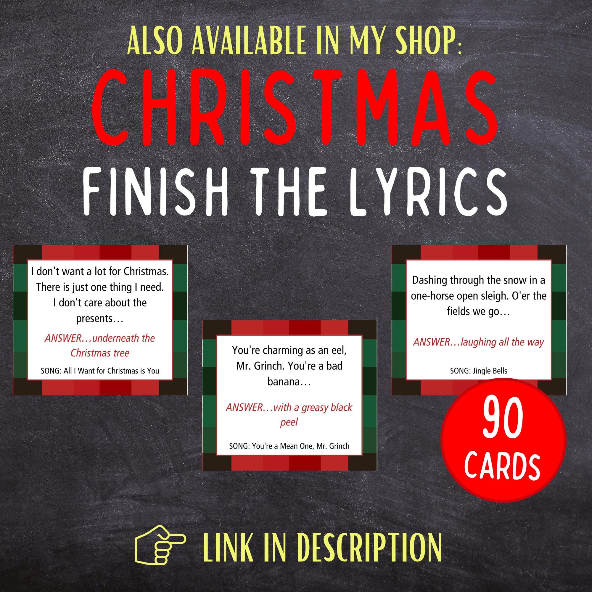 Who is Most Like Santa | Printable Christmas Game | Christmas Game for ...