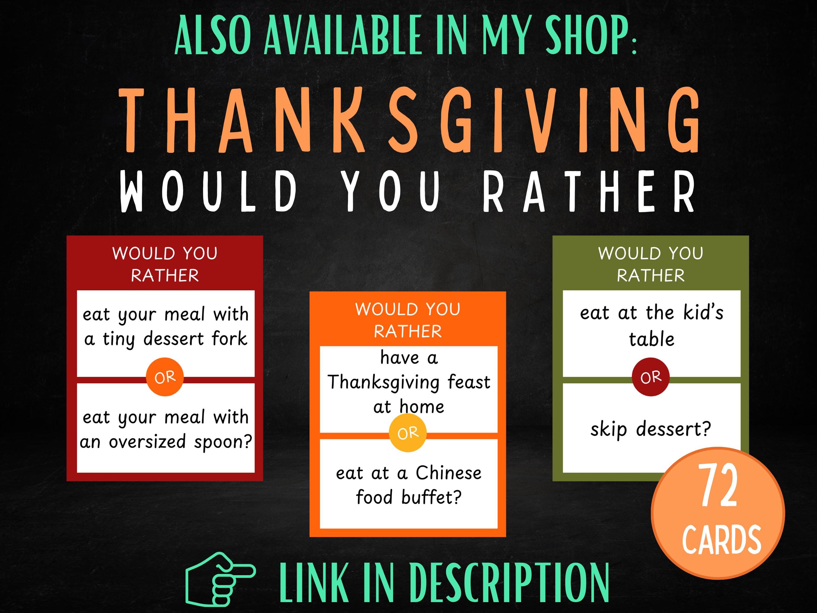 Thanksgiving Word Scramble | Party Game for Kids and Family (printable ...