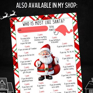 Christmas Wish List Printable, Christmas Gift Exchange, Secret Santa ...