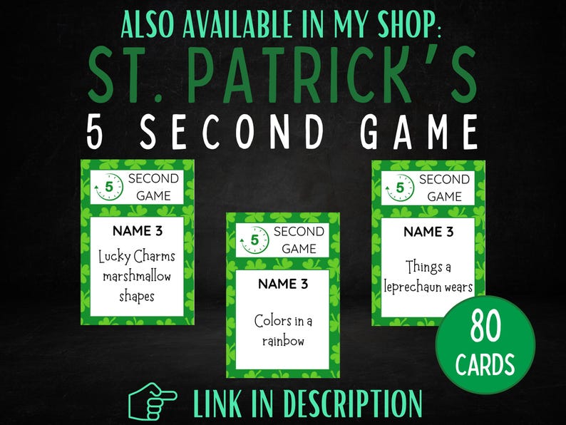 Who is Most Like a Leprechaun: Printable St Patricks Day Game (PDF ...