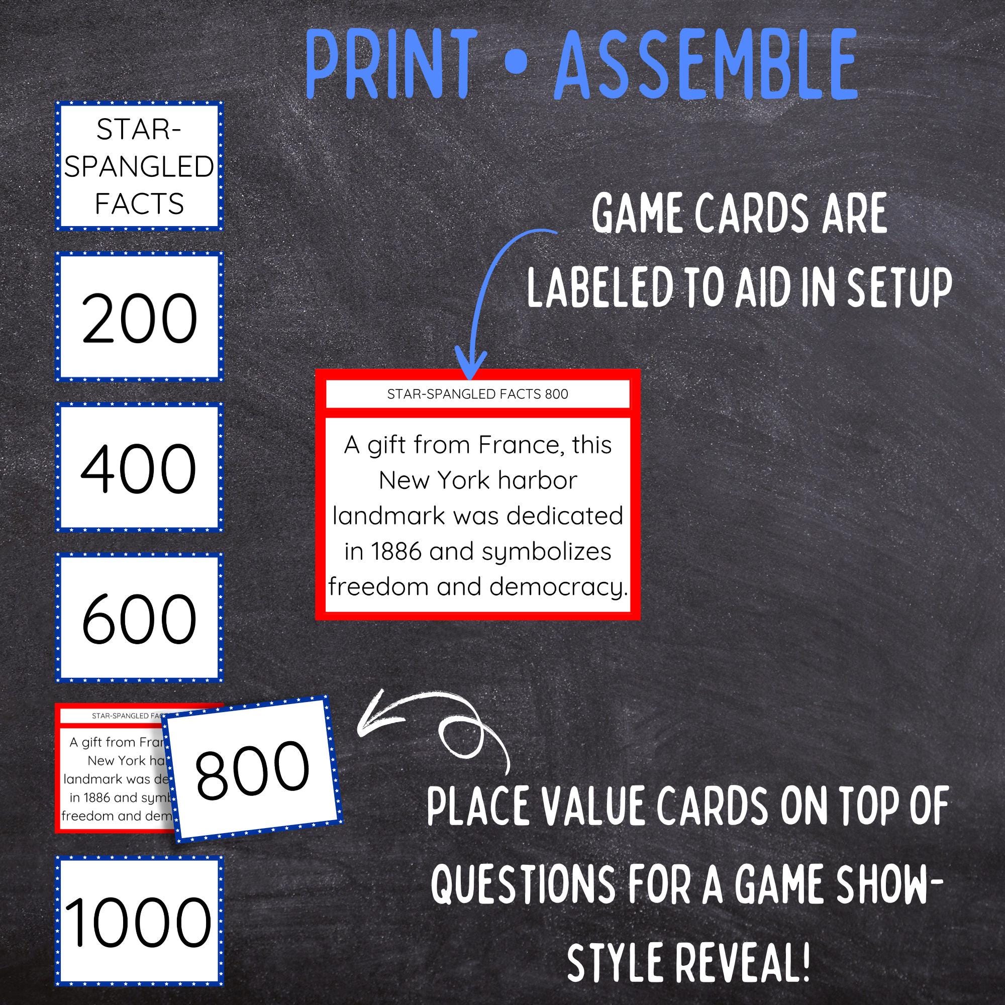 4th of July Jeoparty - America 250 Patriotic Trivia Fun for Family ...