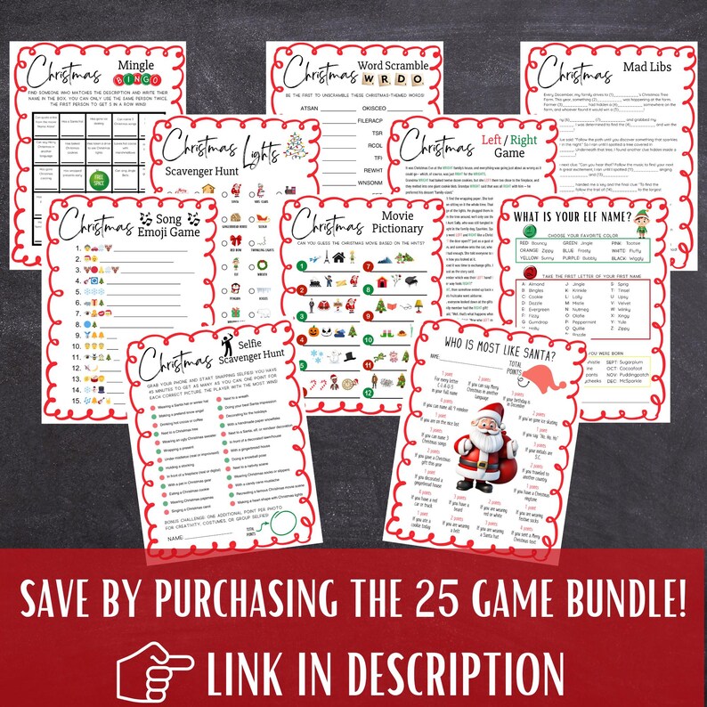 Christmas Guess the Right Price | Printable Christmas Game | Christmas ...