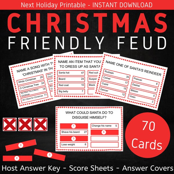 Christmas Family Feud - Etsy