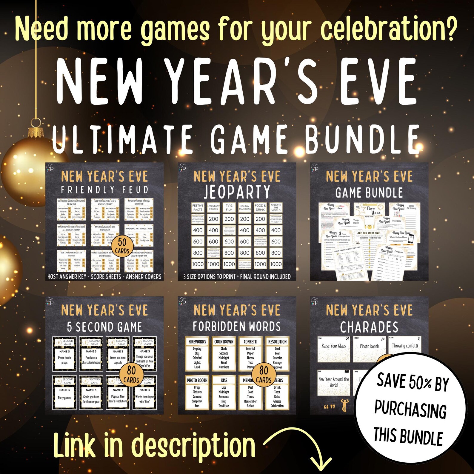 New Year's Eve What is Your Party Name | Printable New Year Party Game ...