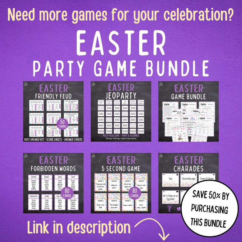 Easter Selfie Scavenger Hunt | Printable Easter Party Game for Kids ...