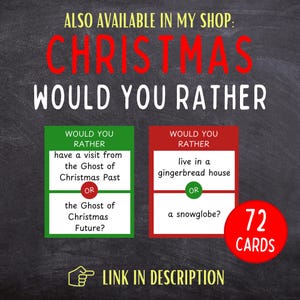 Who is Most Like Santa | Printable Christmas Game | Christmas Game for ...