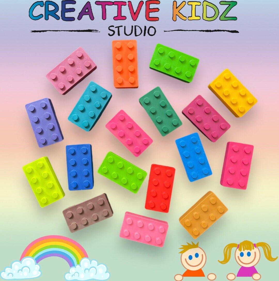 Building Blocks Crayon Set - Etsy