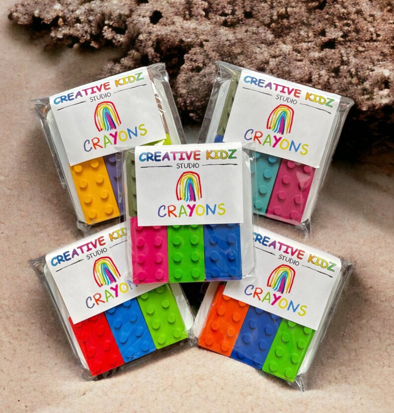 Building Blocks Crayon Set - Etsy